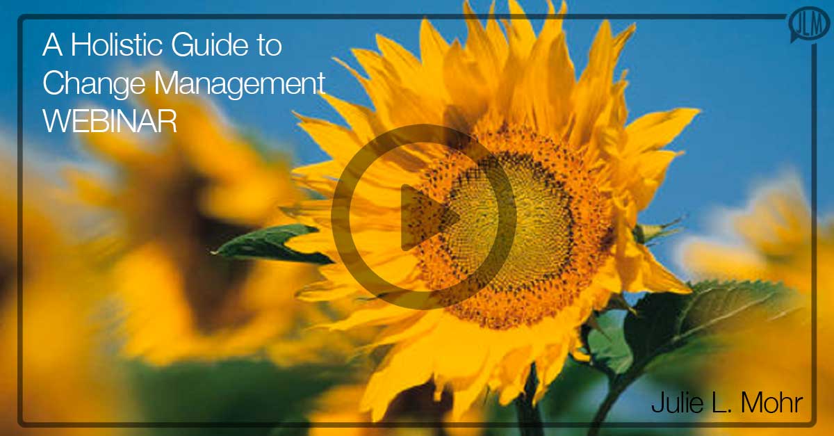 A Holistic Approach to Change Management WEBINAR